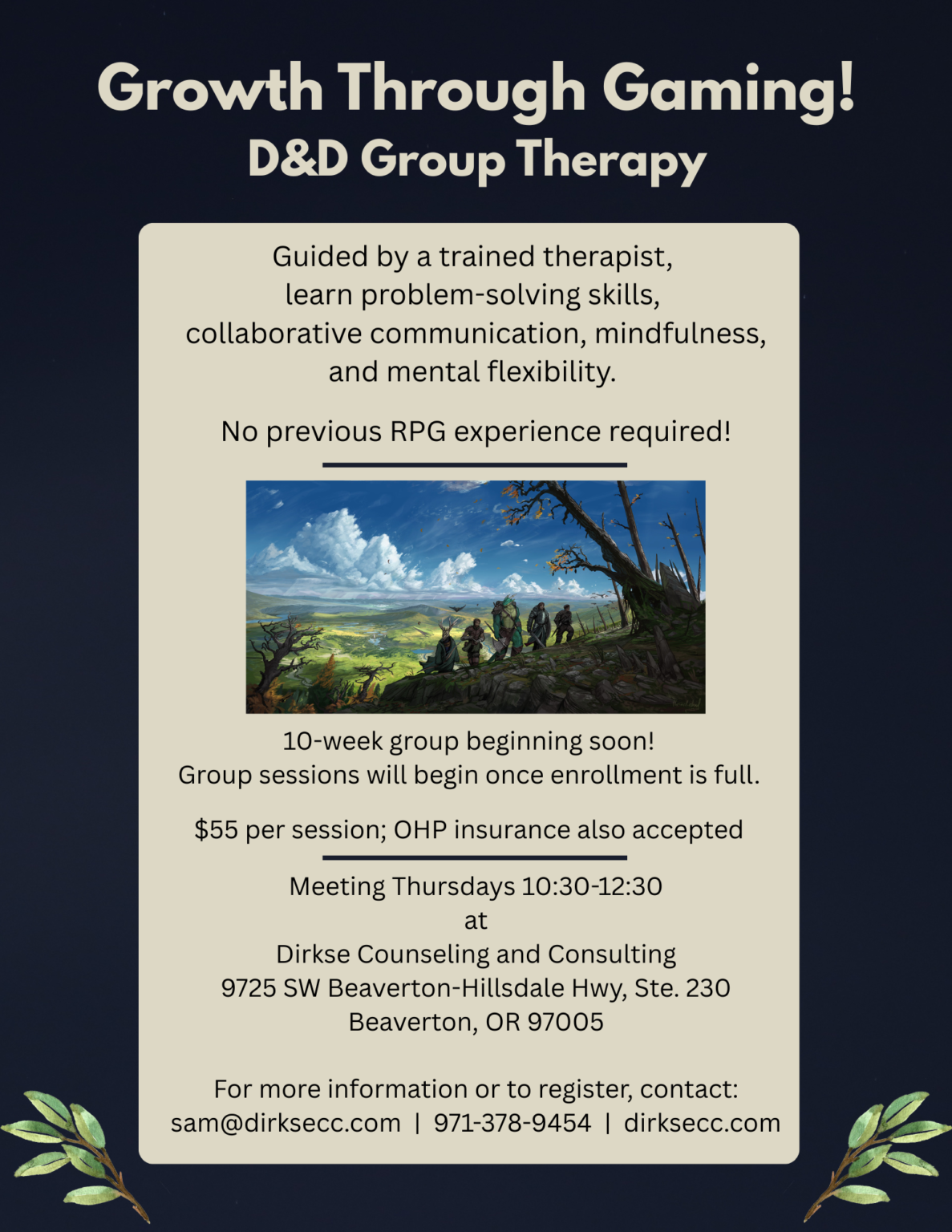 D&D Group Therapy – Dirksecc